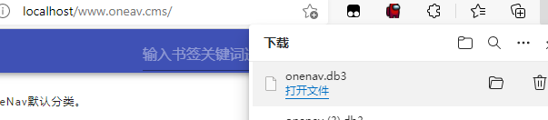 disclosure of information about sqlite · Issue #25 · helloxz/onenav · GitHub