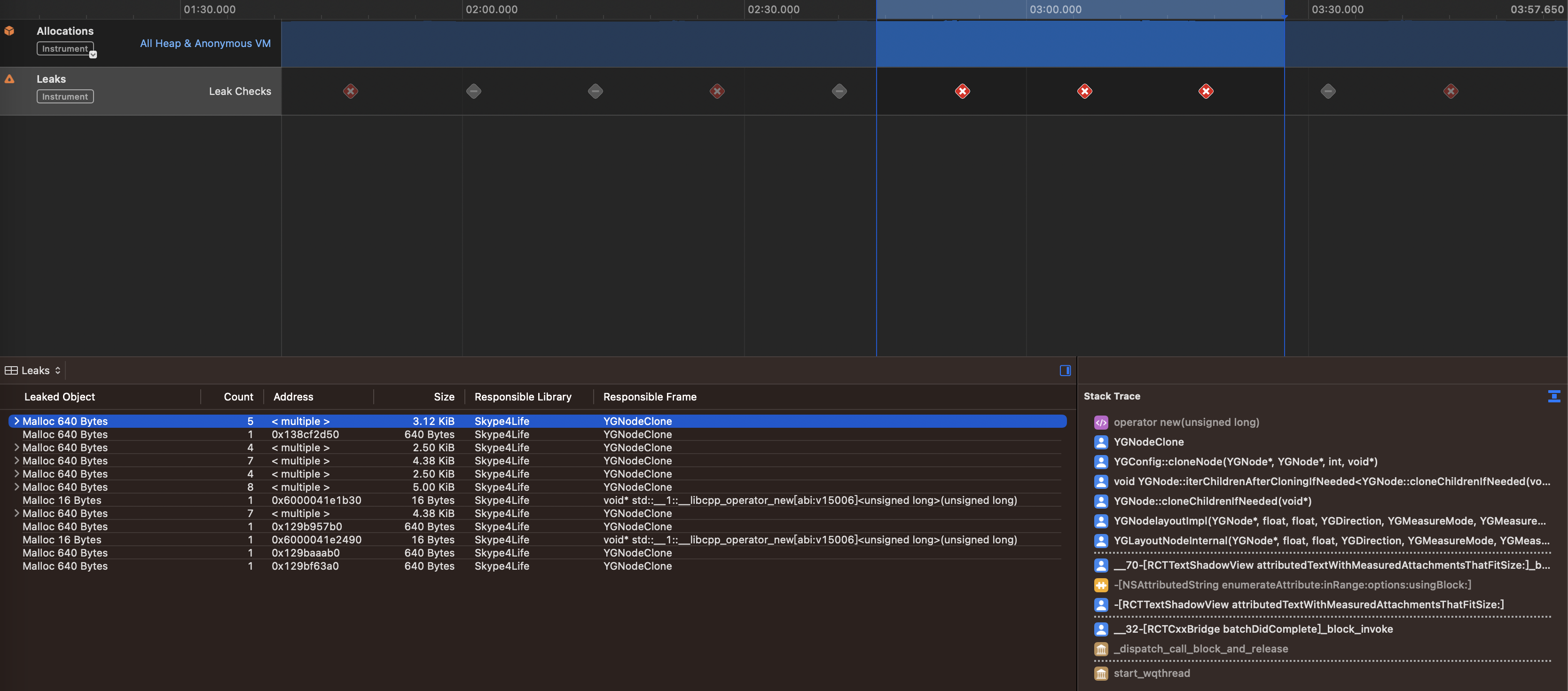 YGNodeClone memory leak · Issue #1340 · facebook/yoga · GitHub