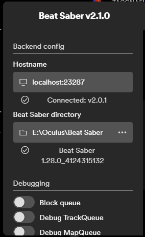 Trouble Understanding Backend Configuration · Issue #4 · kuba2k2/spicetify-beat-saber · GitHub