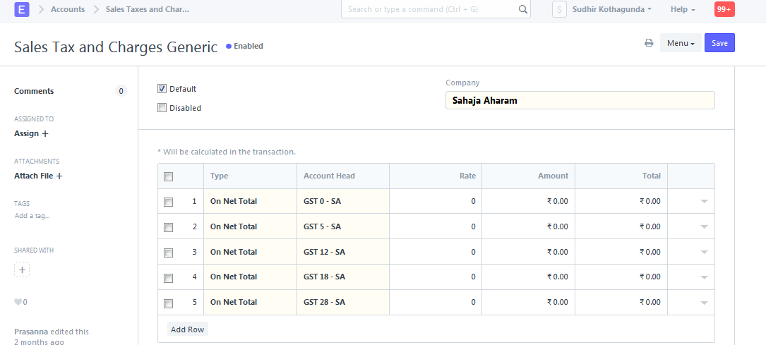 Sales POS Invoice shows unused Tax rows · Issue #13208 · frappe/erpnext ...