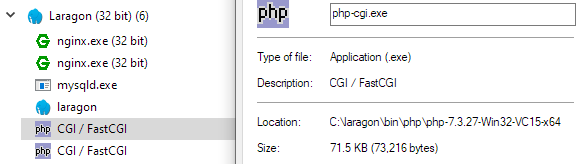 PHP CGI not exiting when changing PHP versions · Issue #247 · leokhoa/laragon · GitHub