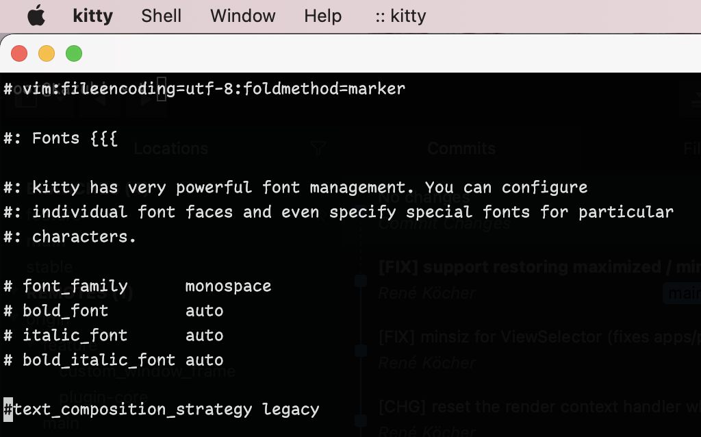 Text rendering is very poor · Issue #6294 · kovidgoyal/kitty · GitHub