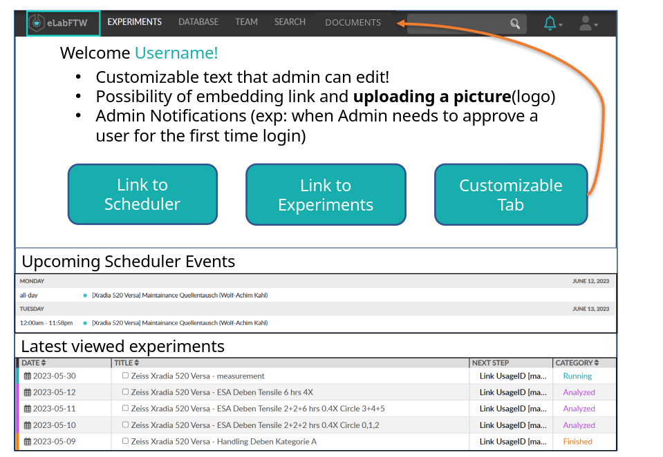 Dashboard · elabftw elabftw · Discussion #4406 · GitHub