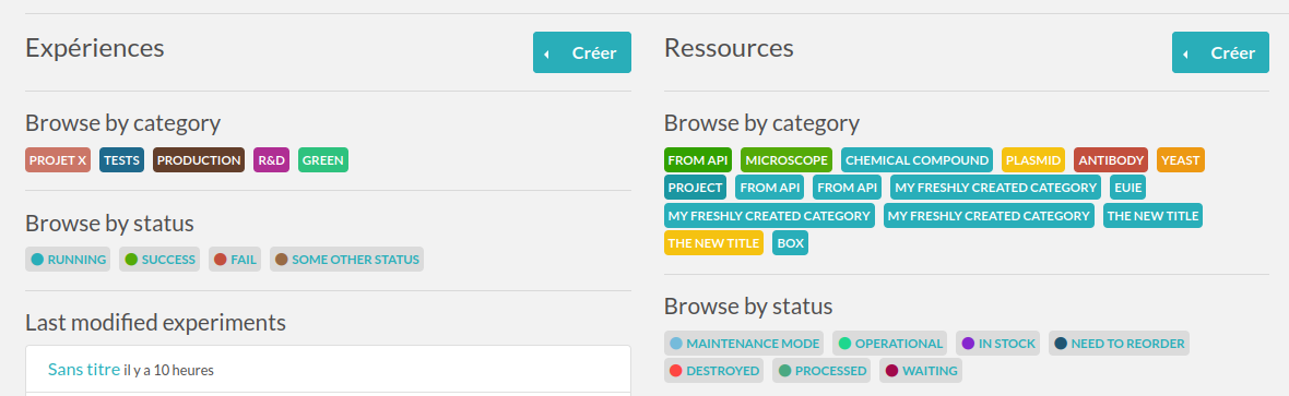 Browse Ressources By Status On The Dashboard · Issue 4715 · Elabftw Elabftw · Github