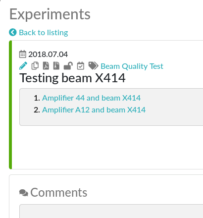 Option to nest experiments / create sub-experiments · Issue #607 · elabftw/elabftw · GitHub