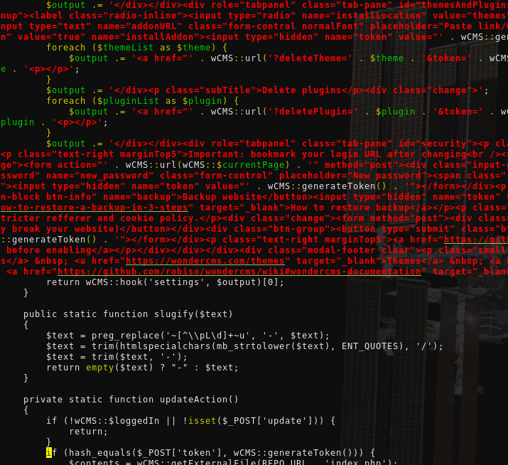 More changes · Issue #89 · WonderCMS/wondercms · GitHub