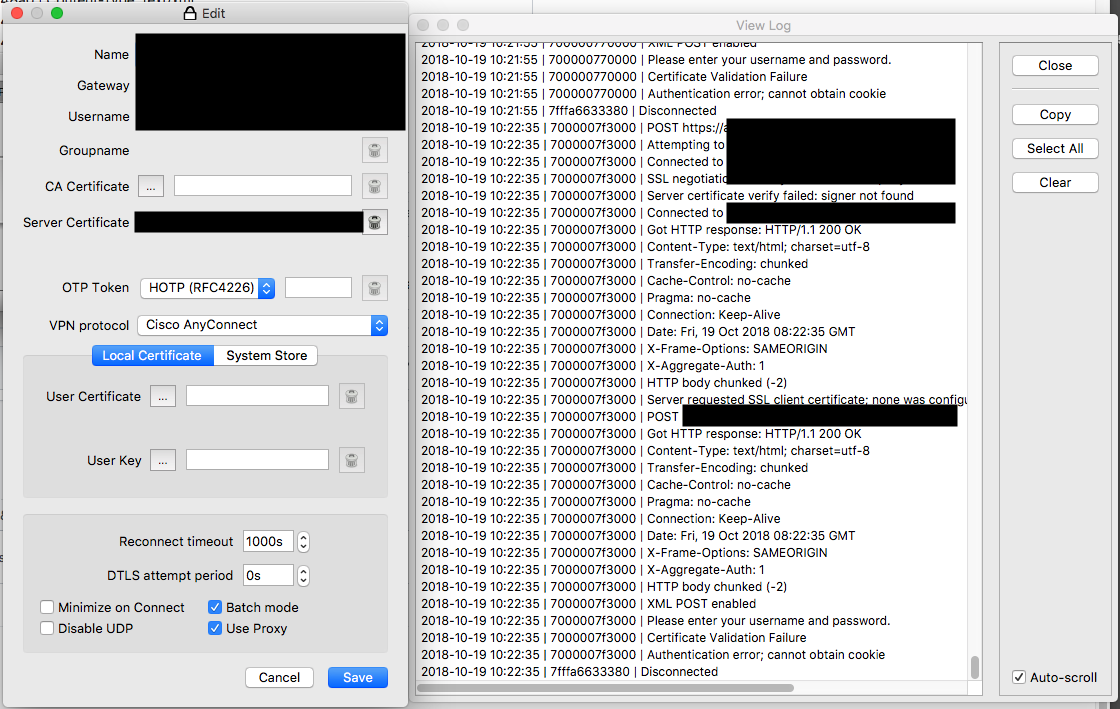 How Do I Specify The User Password And Otp Rsa Info · Issue 175 · Openconnect Openconnect Gui