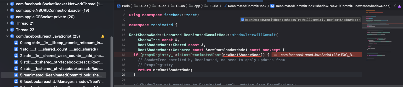 App crash when I reload · Issue #4657 · software-mansion/react-native-reanimated · GitHub