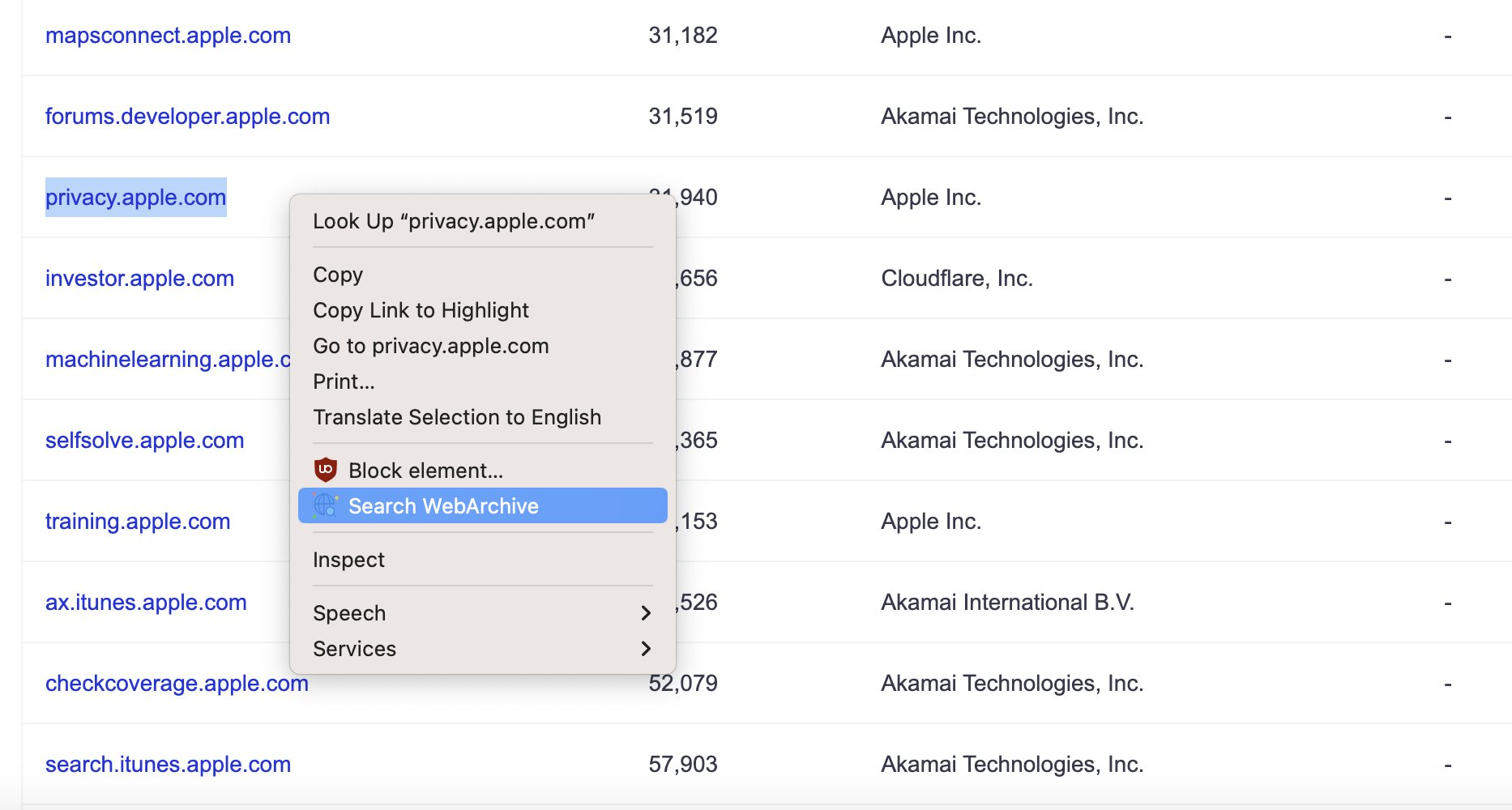 GitHub - ranlo/web-archive: Chrome extension for quickly searching Web Archive for a domain