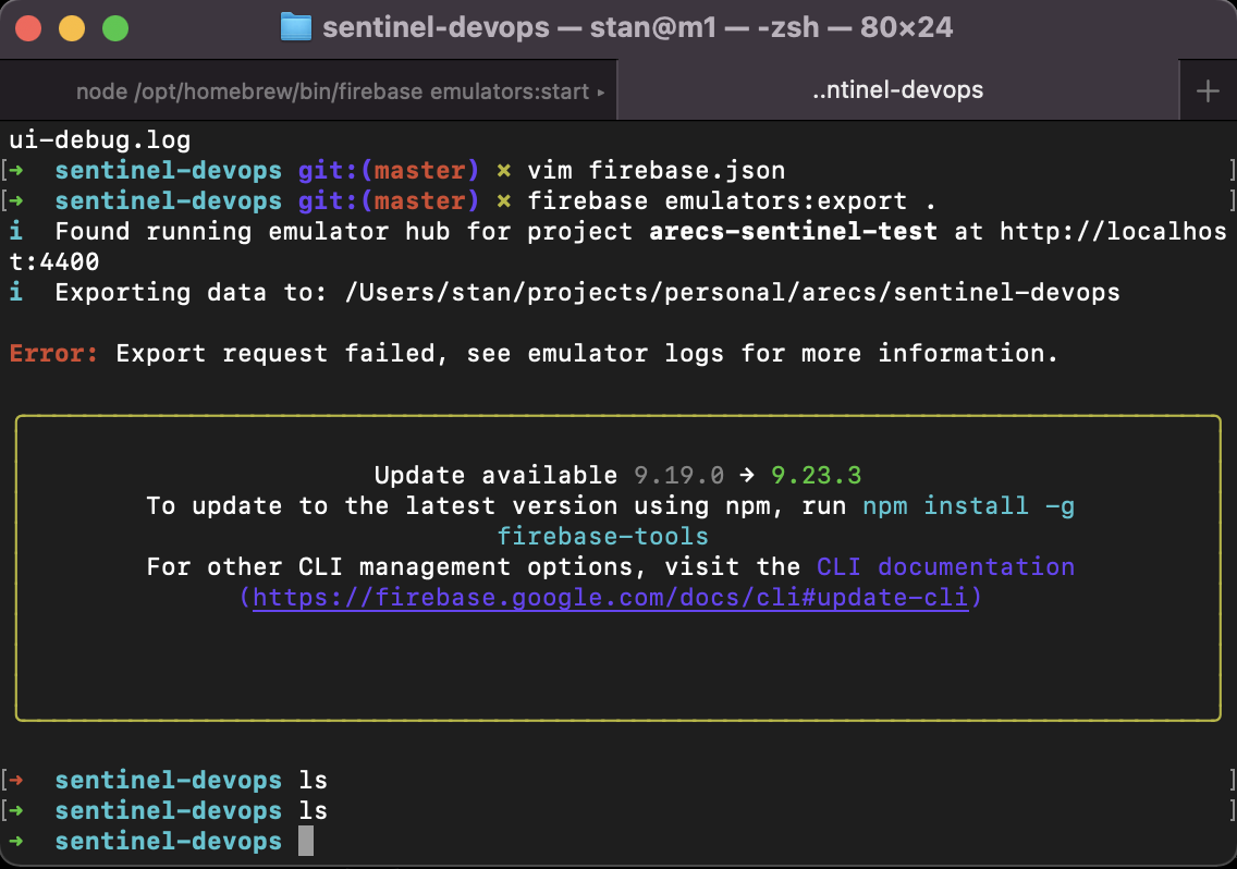 Command "firebase emulators:export ." deleted all my files without any warning · Issue #3962 ...