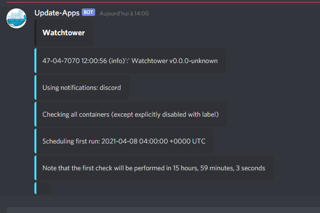 Configure Discord notification with Docker-Compose · containrrr watchtower · Discussion #886 ...