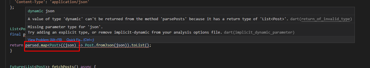 Fix example on 'Parse JSON in the background' page · Issue #6768 · flutter/website · GitHub