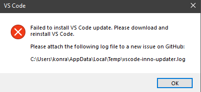 Insiders version, can't update · Issue #44799 · microsoft/vscode · GitHub