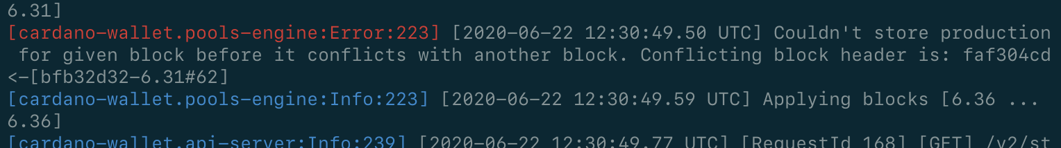 Conflicting pool production · Issue #1796 · cardano-foundation/cardano-wallet · GitHub