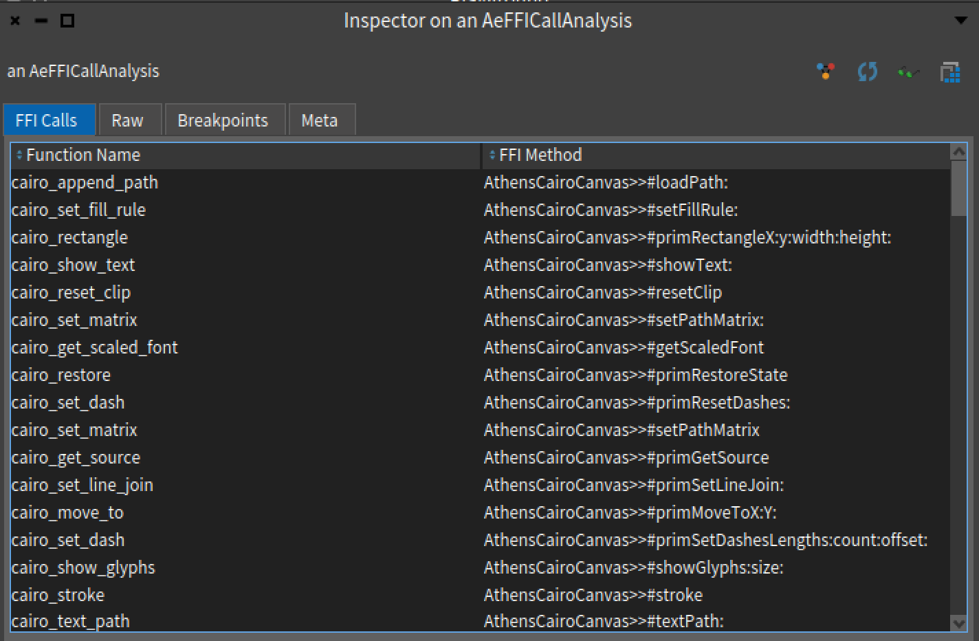 GitHub - tinchodias/FFICallBrowser: A tool to query FFI calls from Pharo