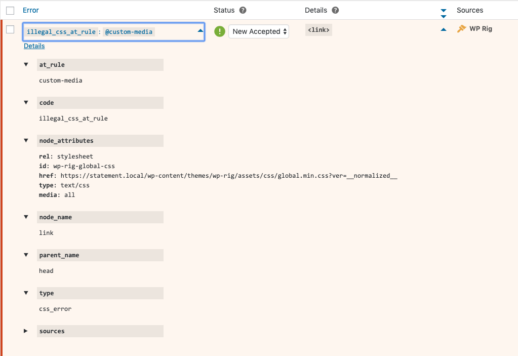 AMP error for @custom-media · Issue #400 · wprig/wprig · GitHub