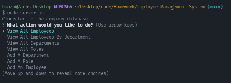 GitHub - hsuzach/Company-Employee-CMS