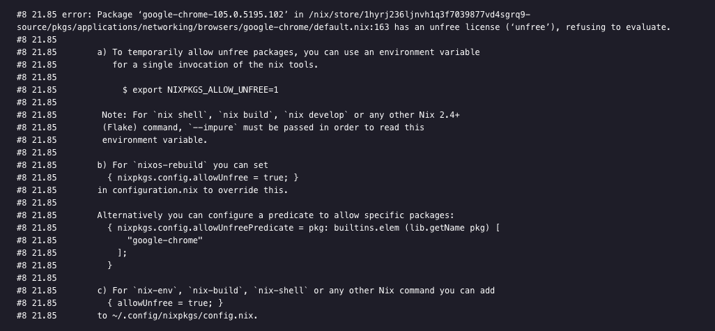 Allow unfree nixpkgs by coffee-cup · Pull Request #682 · railwayapp ...