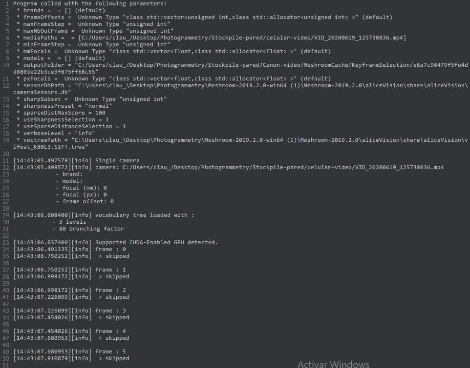 Importing Video · Issue 955 · Alicevision Meshroom · Github