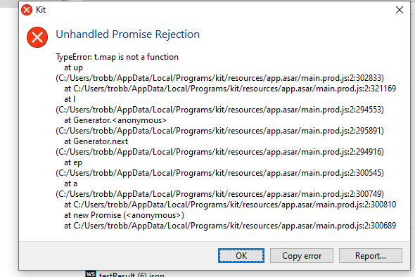 Get this error at startup, on Windows 10 · johnlindquist kit · Discussion #960 · GitHub
