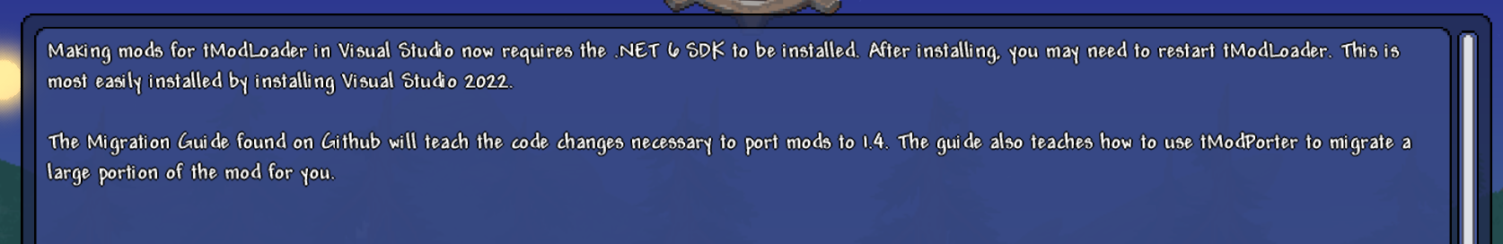 Unorthodox Characters in Dotnet SDK Version Strings Throwing Errors · Issue #3004 · tModLoader ...