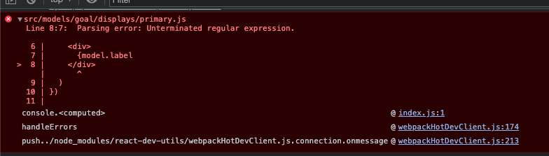 Rescuing from a component syntax error inside an ErrorBoundary. · Issue #852 · gregberge ...