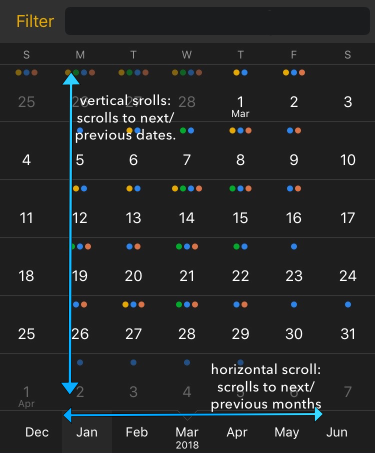 [Calendar]: provide property "useVerticalSliders" for easier access to scroll to months · Issue ...
