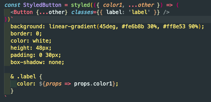 Highlighting Problem When Using With Material Ui · Issue 169 · Styled Componentsvscode Styled 