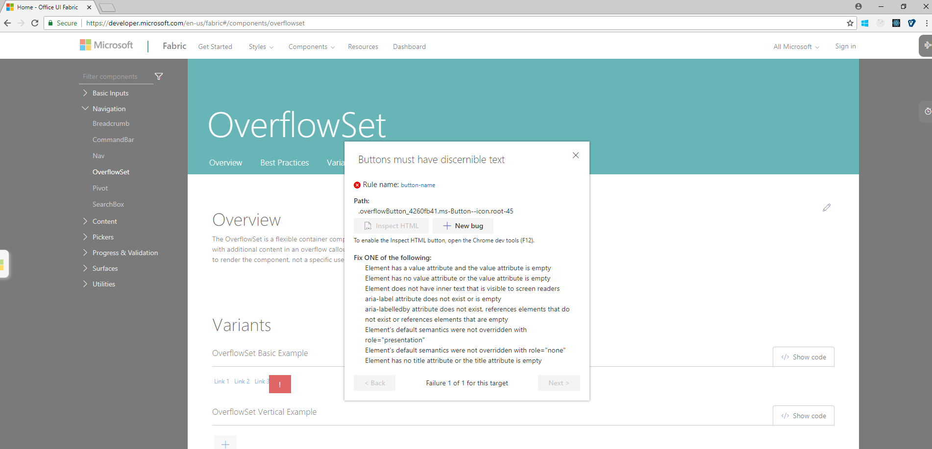 Screen Reader Powerapps Admin Tasks Buttons Must Have Discernible Text For Column Header And