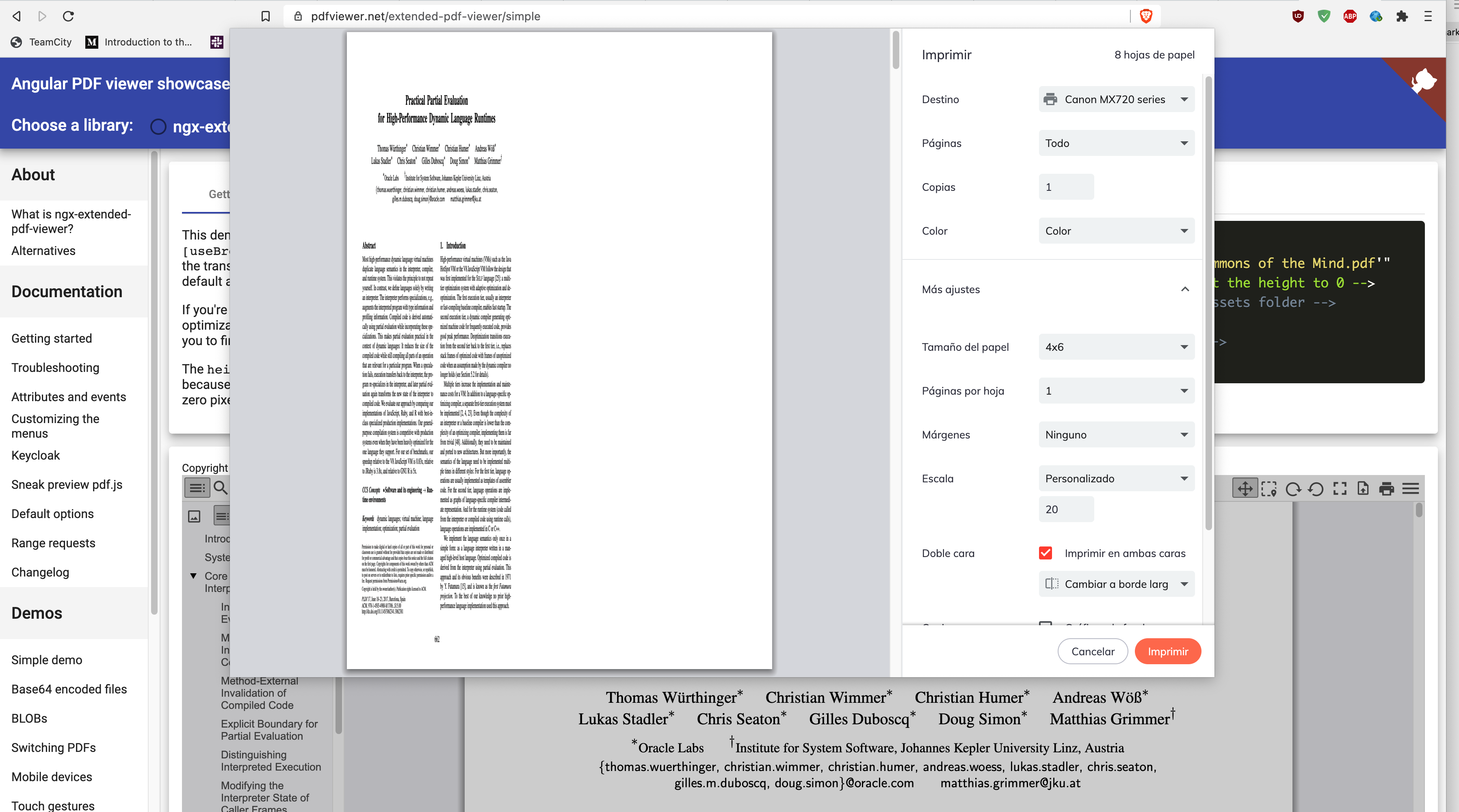 Using a custom scale when on printing preview only works horizontally · Issue #700 · stephanrauh ...