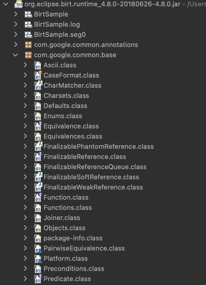 Guava Class Included Directly In Birt Runtime Jar · Issue 1376 · Eclipse Birtbirt · Github 