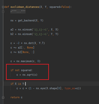 potential BUG in function utils.euclidean_distances() · Issue #430 · PythonOT/POT · GitHub