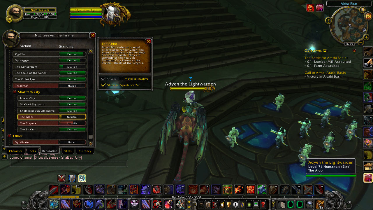 [Faction] Aldor · Issue #2994 · WoWManiaUK/Redemption · GitHub