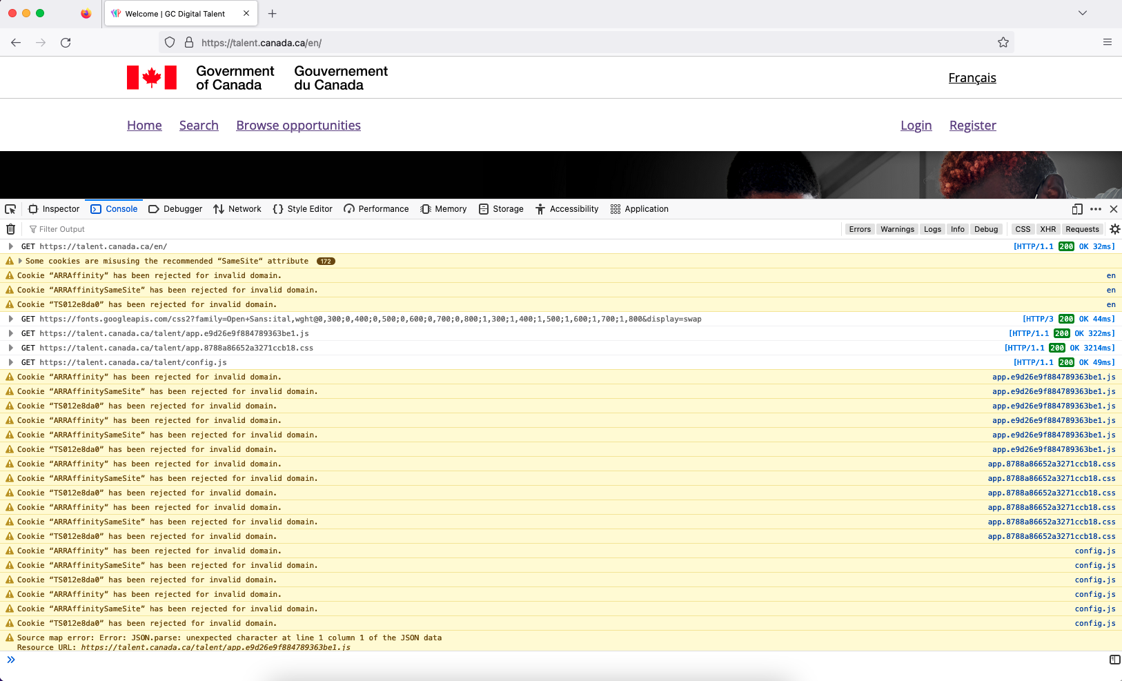 🍪 Cookie warnings on live site · Issue #2407 · GCTC-NTGC/gc-digital ...