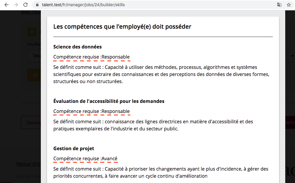Bug - Manager - Job Builder skills preview spacing · Issue #4549 · GCTC-NTGC/TalentCloud · GitHub