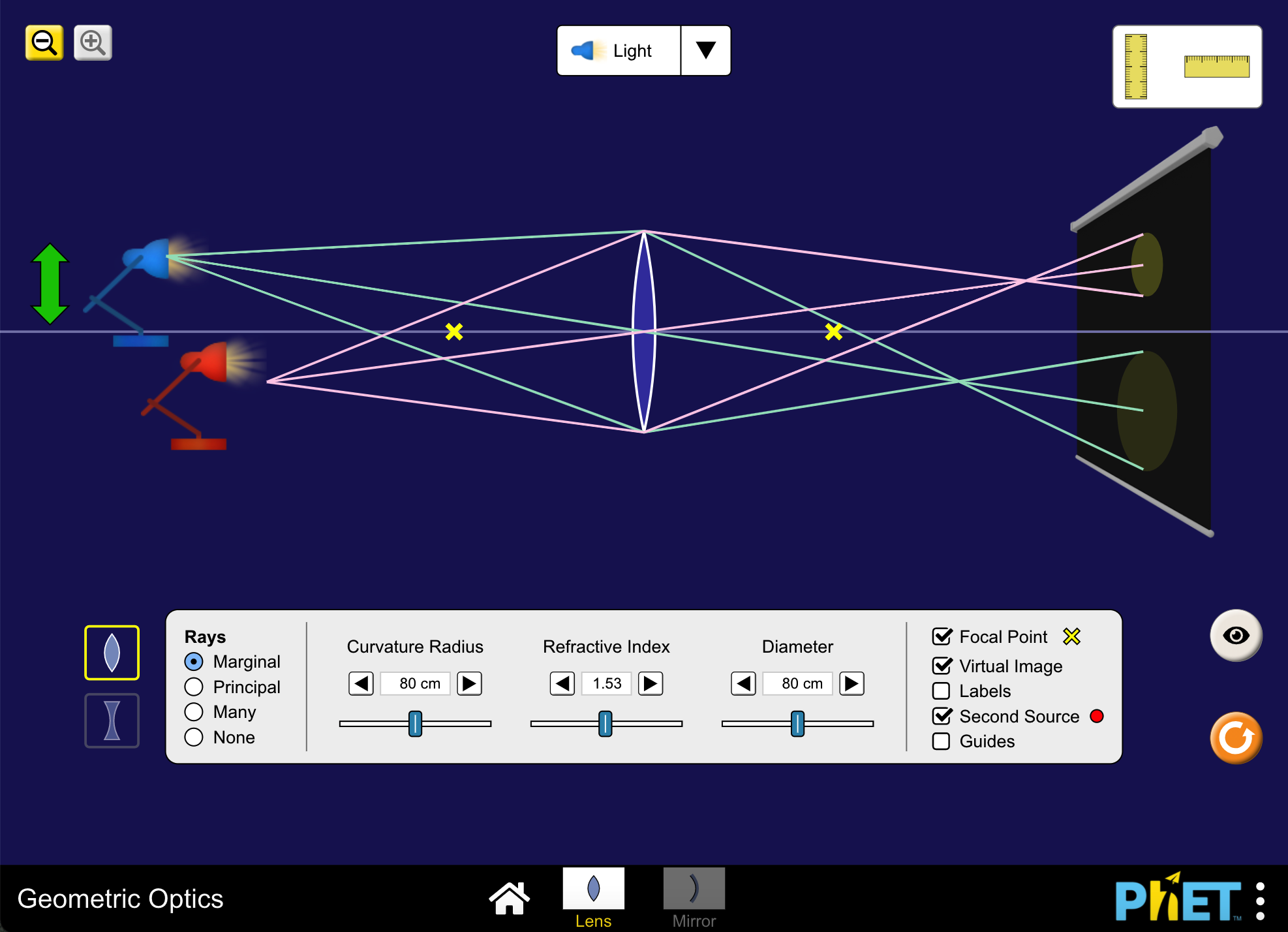 More design issues for cueing arrows. · Issue #202 · phetsims/geometric-optics · GitHub
