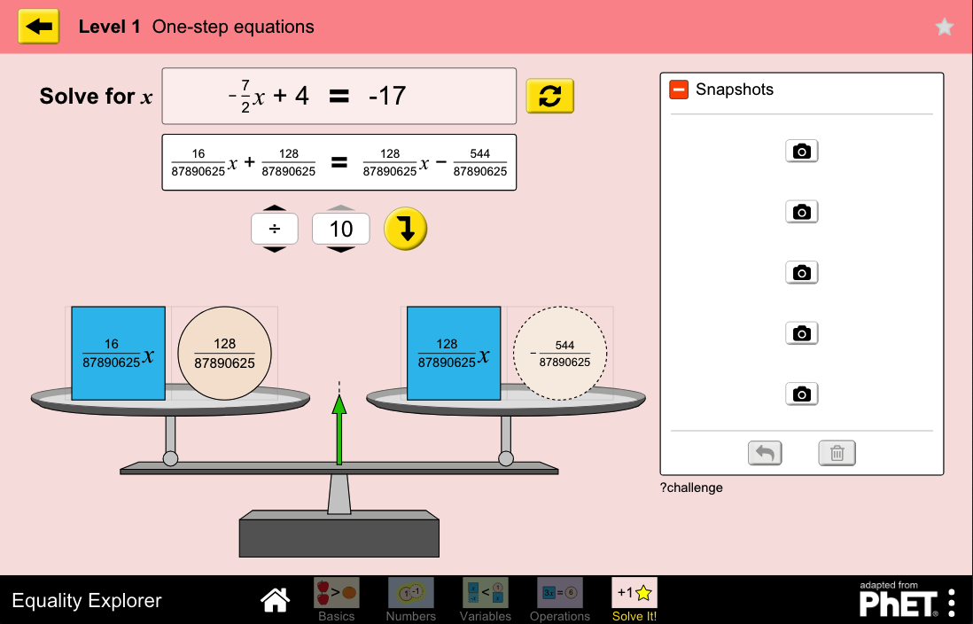 Assertion failure: denominator must be an integer · Issue #71 · phetsims/equality-explorer · GitHub