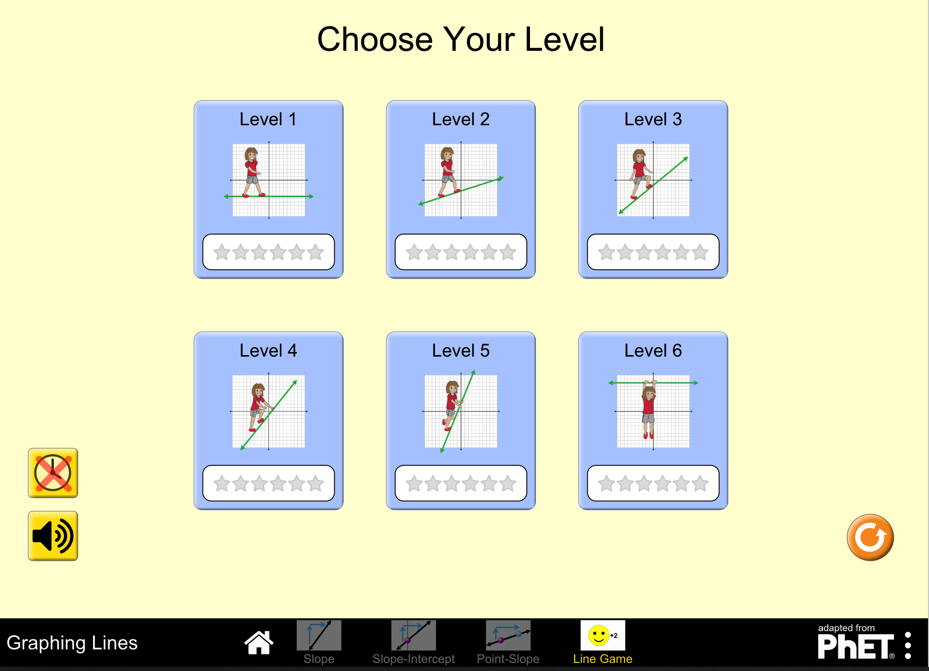 update icons for game levels · Issue #113 · phetsims/graphing-lines · GitHub
