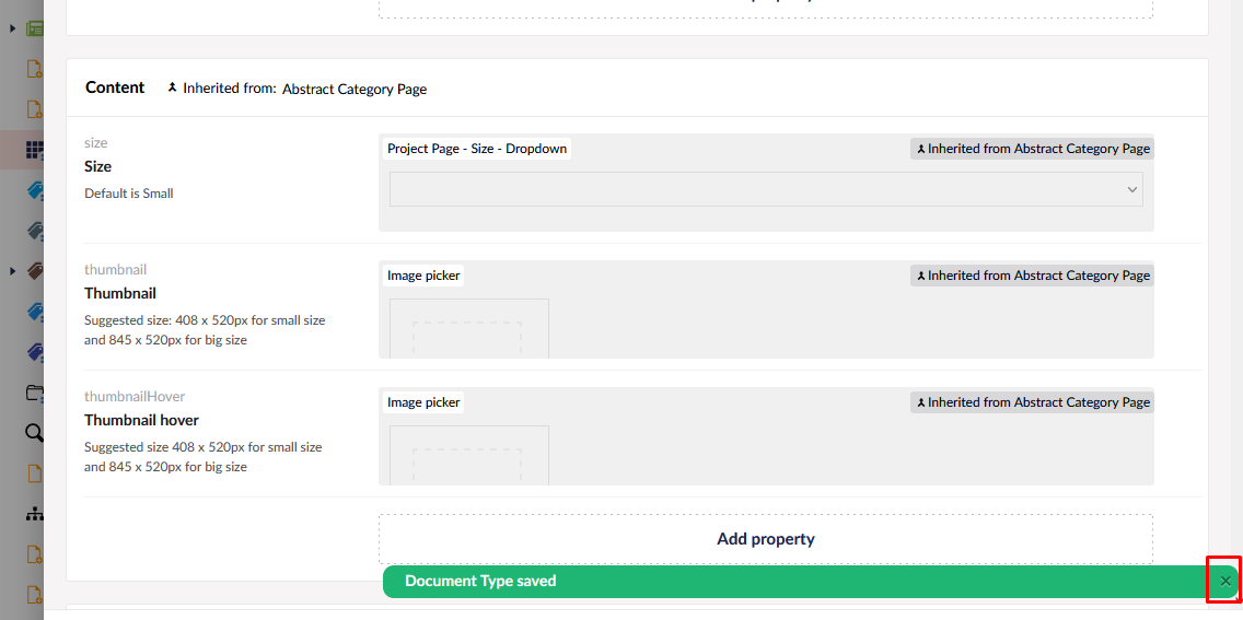 Can not close the success message after save and close · Issue #11583 ...