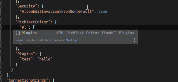 AppSettings schema for RTE plugins does not validate either string or string[] · Issue #12916 ...