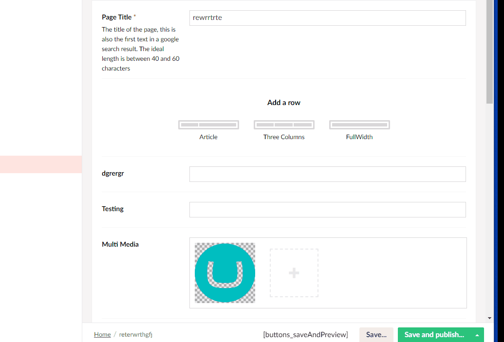UX issue: When I click save and publish and then quickly click another ...