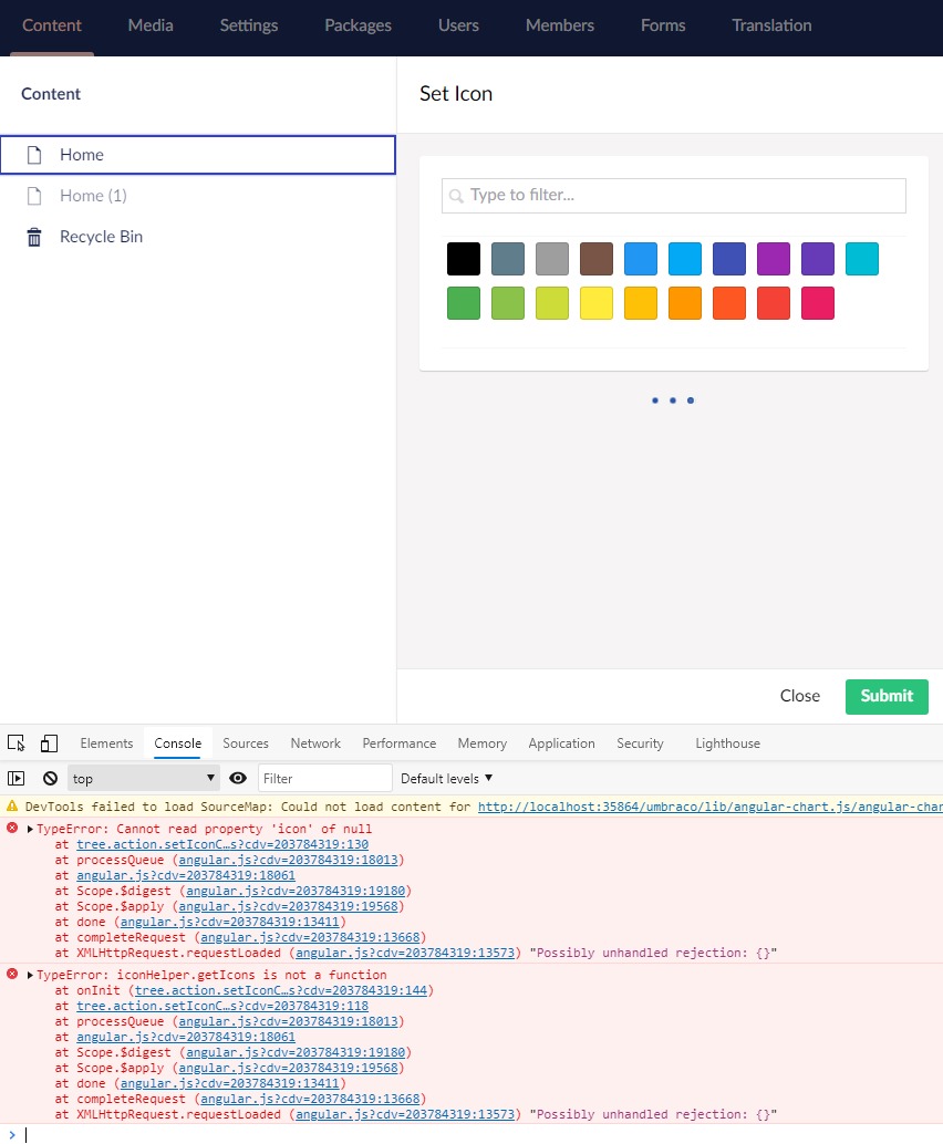 8.8.RC: New iconpicker seems to break `Content Node Icons` package · Issue #8973 · umbraco ...