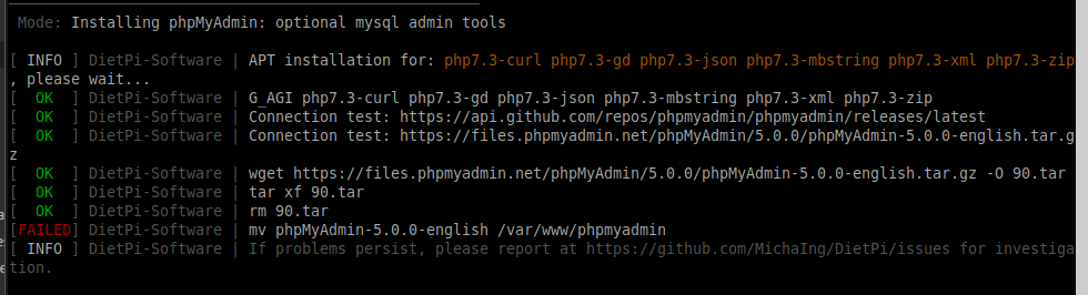 cannot overwrite non-directory '/var/www/phpmyadmin' with directory pMyAdmin-5.0.0-english ...