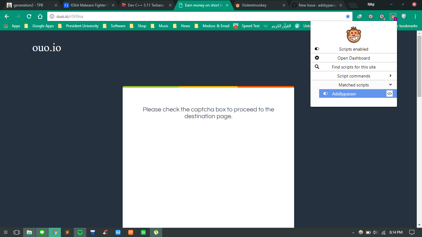 [bug] ouo.io · Issue #2067 · adsbypasser/adsbypasser · GitHub