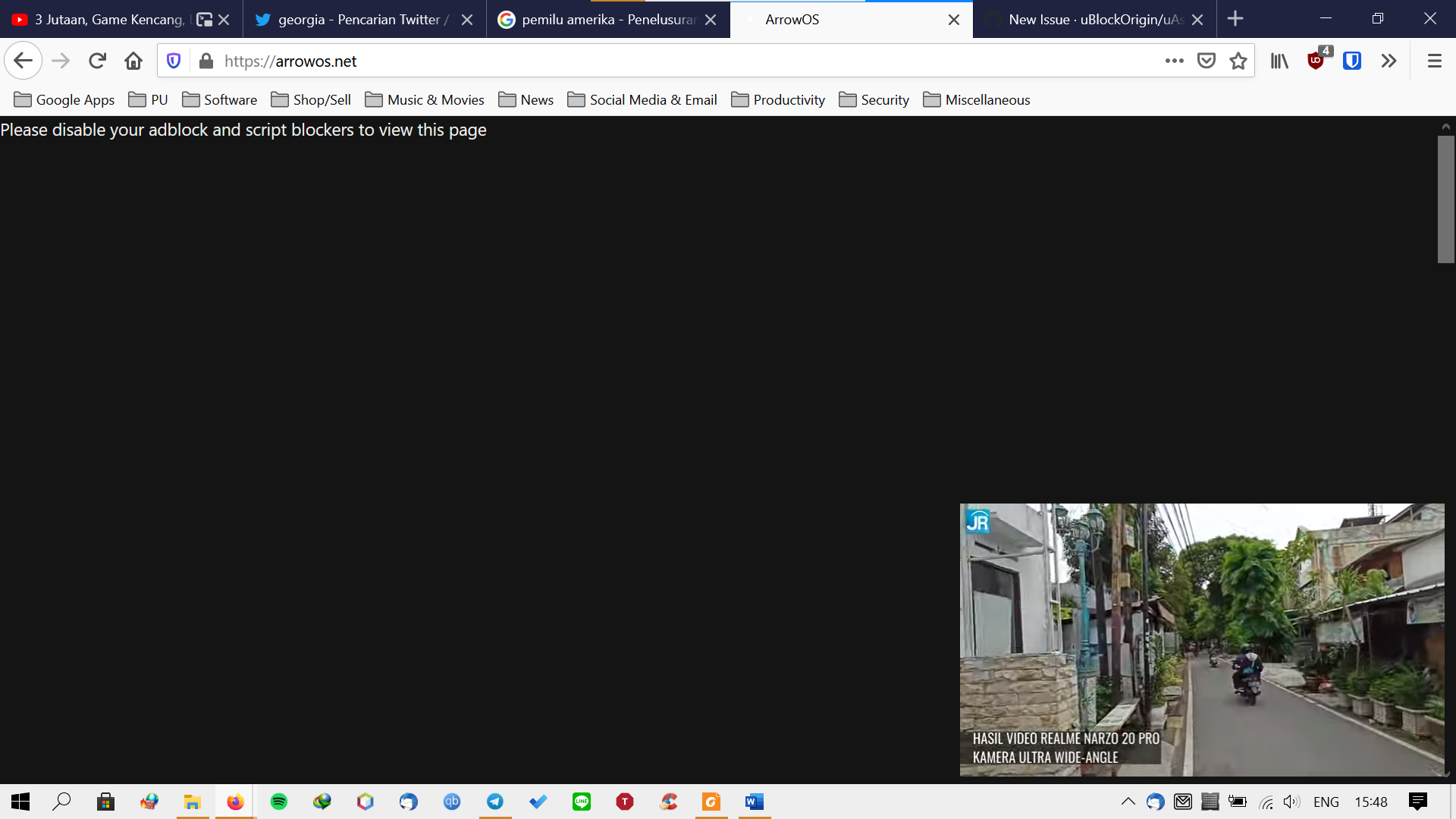 arrowos.net (Anti adblock) · Issue #8163 · uBlockOrigin/uAssets · GitHub