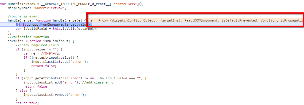 onChange function does not return/provide parameter with the caller proxy context · Issue #2311 ...