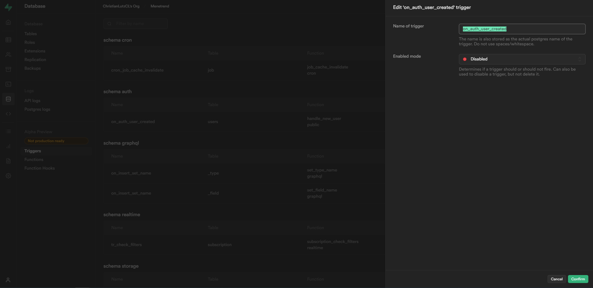 Unable to create or invite new user | "relation "public.users" does not exist" · Issue #7834 ...