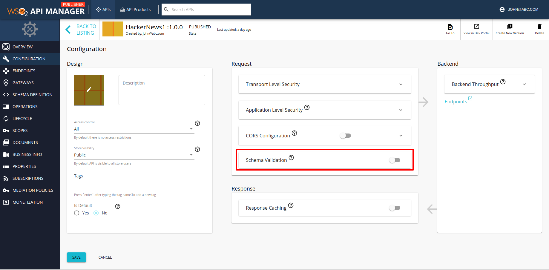 [publisher] Issue With The Go To Search Option For Graphql Apis · Issue 6042 · Wso2 Product