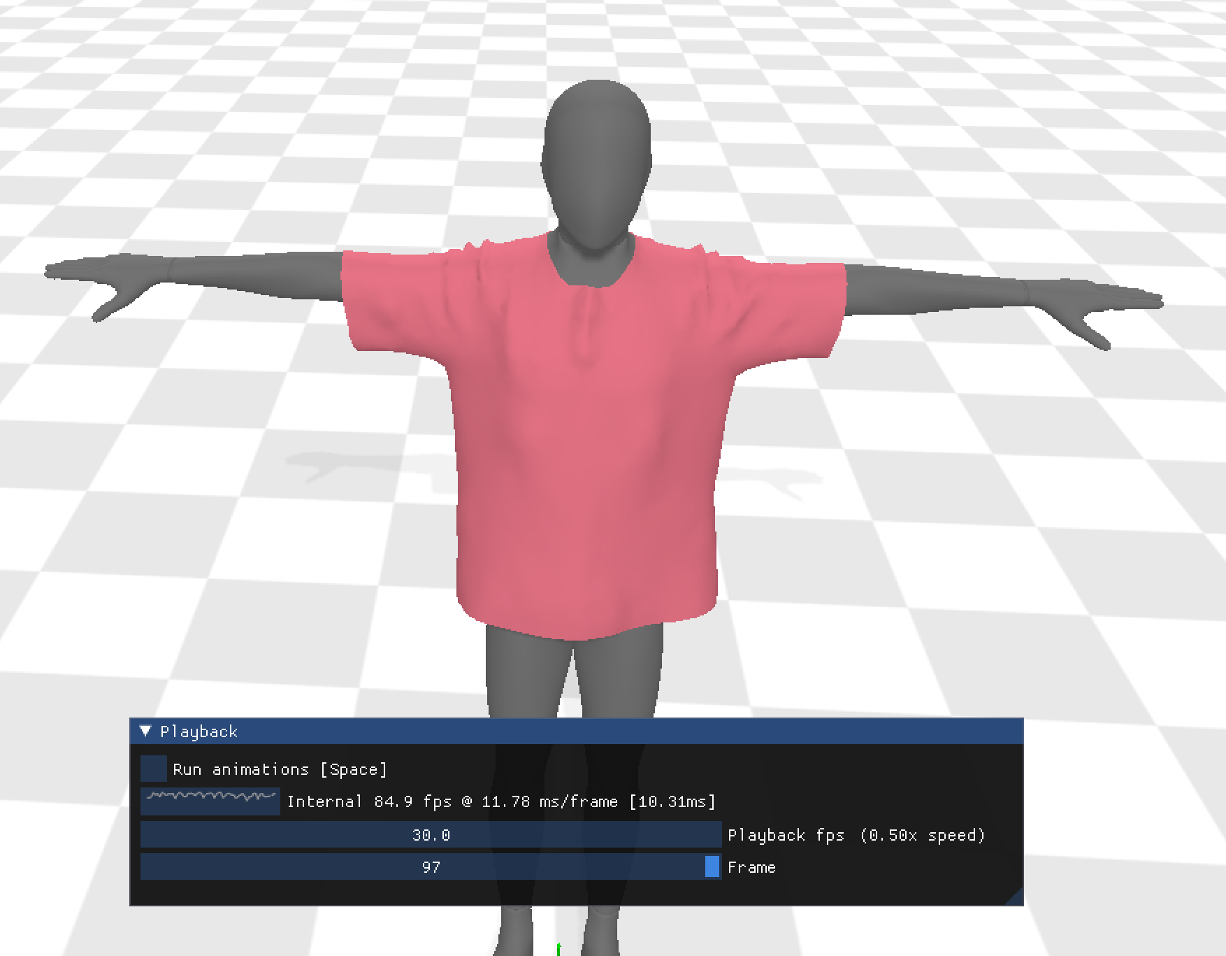 Garment Slides/Stretches Towards LHS of Character · Issue #4 · Dolorousrtur/HOOD · GitHub