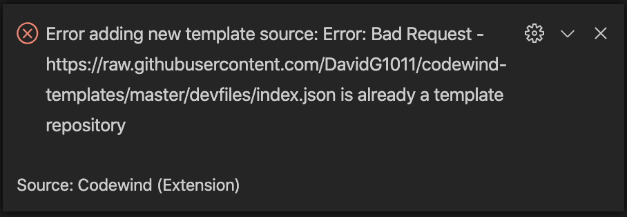 Svt Che Adding An Existing Template Source Repository Produces An Unhelpful Error · Issue 